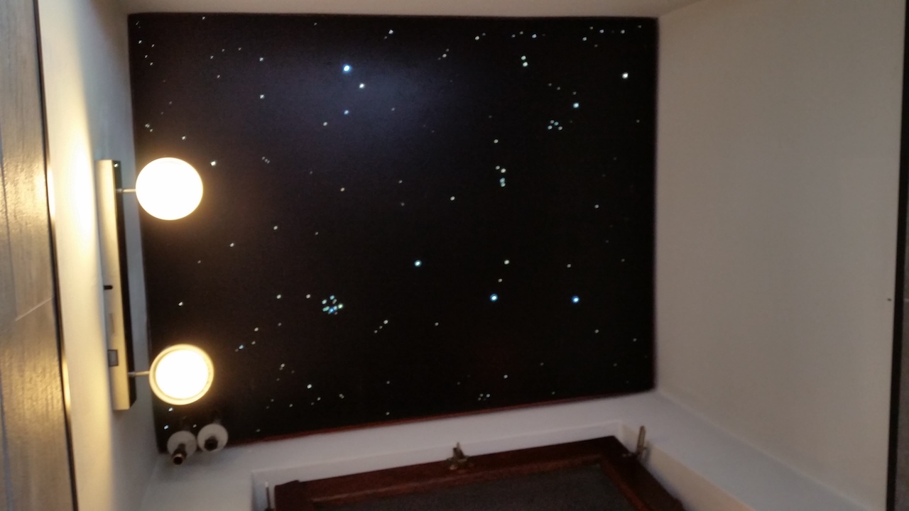 Toilet indirect LED strip ceiling lighting | MyCosmos