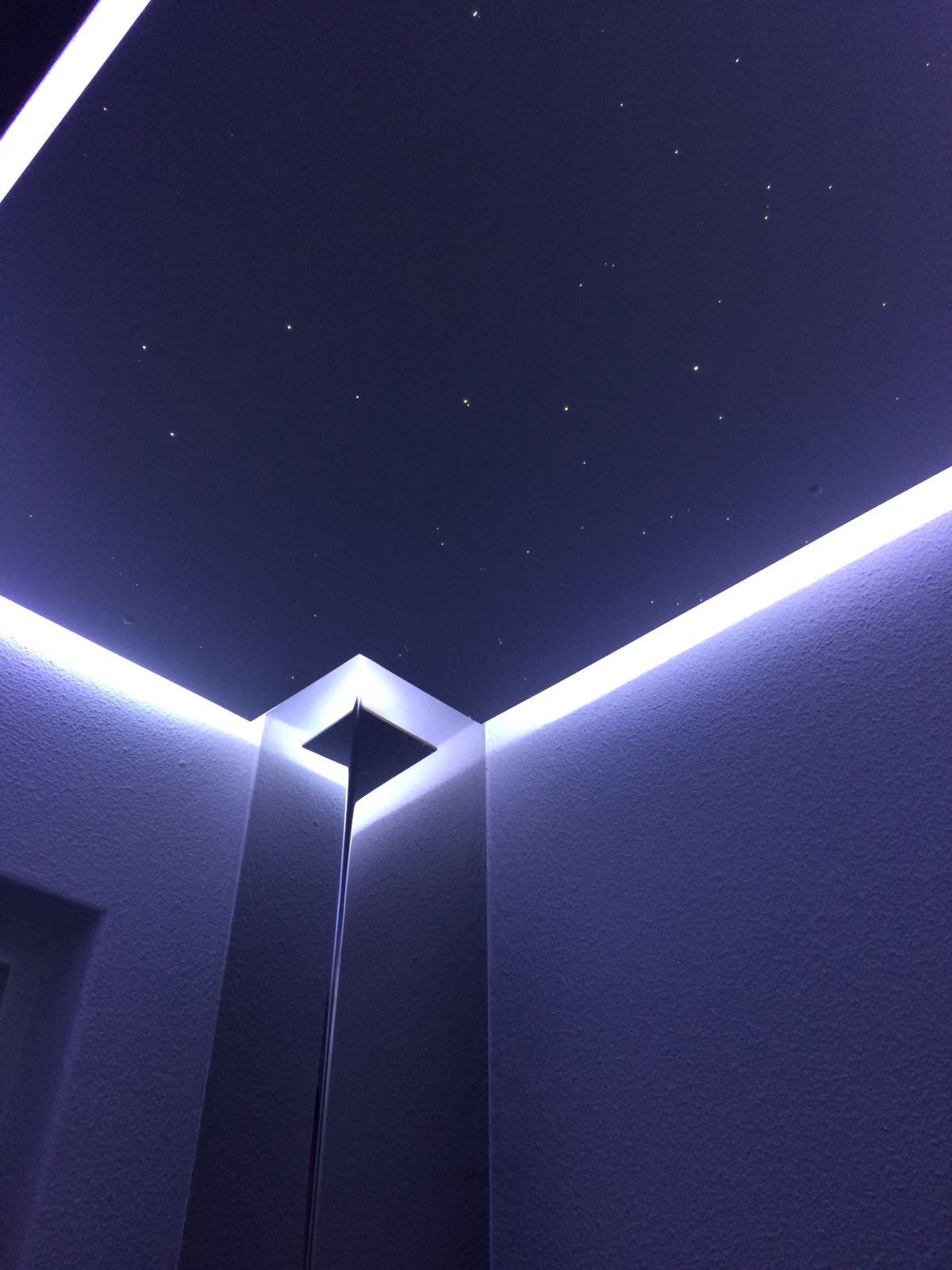 Toilet indirect LED strip ceiling lighting | MyCosmos